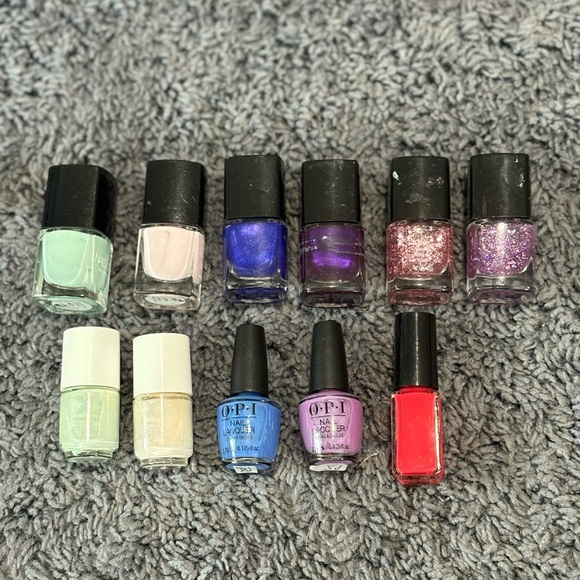 Makeup | Nwot Set Of 11 Various Mini Nail Polishes | Poshmark